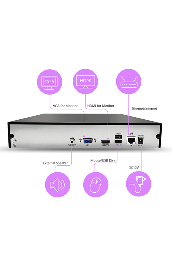 NVR-PF10 for Performance Series Camera - Sunba Technology